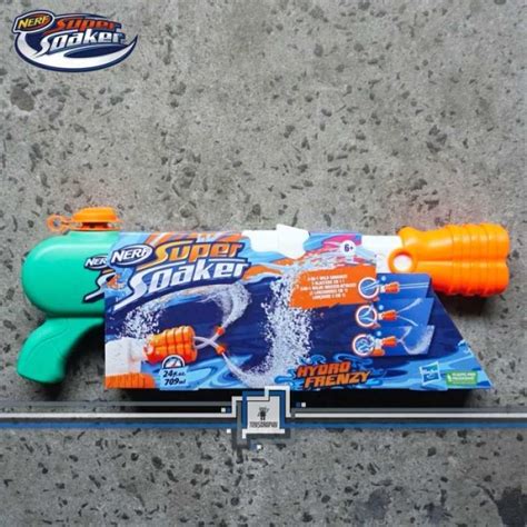 Jual Nerf Super Soaker Hydro Frenzy Water Blaster 3in1 Gun Pistol Air