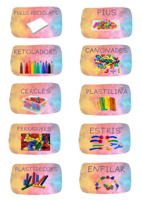 Profes Papel Tijera Cartells Material “colors”