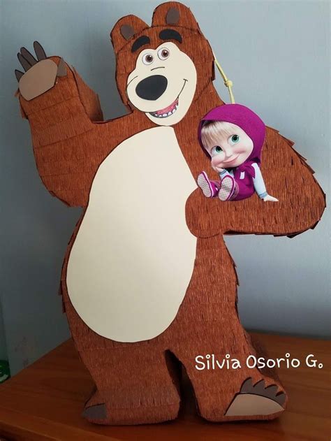 Masha And The Bear Piñata Bear Pinata Diy Masha And The Bear Pinata