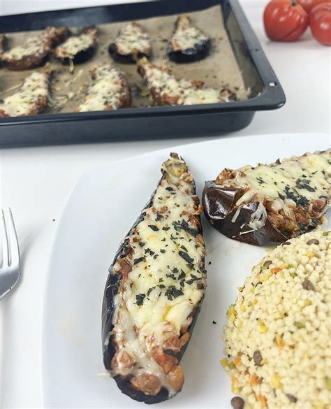 Aubergines Farcies Framboise Et Vanille