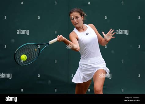 Rositsa Dencheva During Her Girls Singles Match Against Ruby Cooling