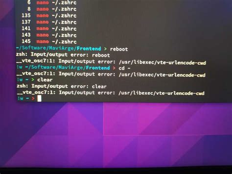 How To Solve Inputoutput Error Usrlibexecvte Urlencode Cwd Fedora Discussion