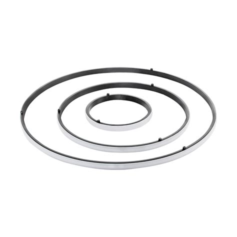 Led ПЕНДЕЛ 3 ПРЪСТЕНА 56w 3000 4000 6000k ЧЕРЕН Vito
