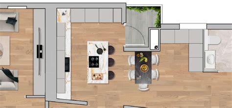 Plano De La Cocina Del Restaurante
