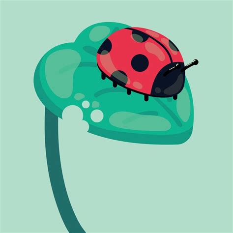 Ladybug Heart Vector Art Icons And Graphics For Free Download