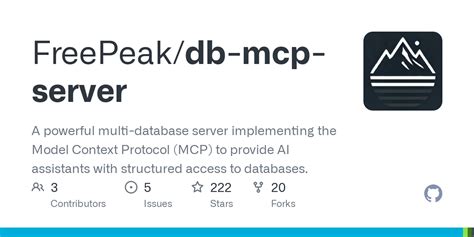 Github Freepeak Db Mcp Server A Powerful Multi Database Server Implementing The Model Context