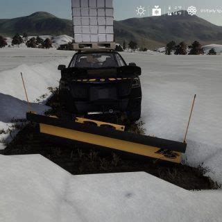 Pickup 2014 Snow Plow V1 0 FS19 Mod FS19 Net