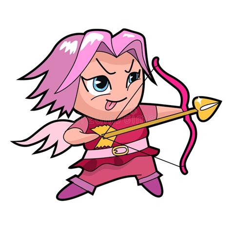 Anime Cartoon Boy Bow Arrow Stock Illustrations 45 Anime Cartoon Boy