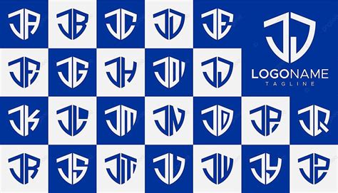 Collection Of Shield J Letter Logo Vectors Modern And Minimalistic
