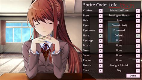 A Funny Thing I Found With The Sprites · Issue 4472 · Monika After