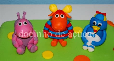 Docinho De Açúcar Bolos Decorados Bolo O Jardim Dos Amigos The Backyardigans