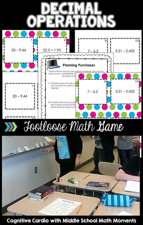 Adding Subtracting Multiplying And Dividing Decimals Task Cards Word Problems Problem Solving