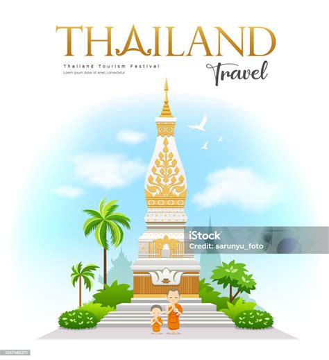 วัดพระธาตุพนม จังหวัดนครพนม ภาพประกอบสต็อก ดาวน์โหลดรูปภาพตอนนี้