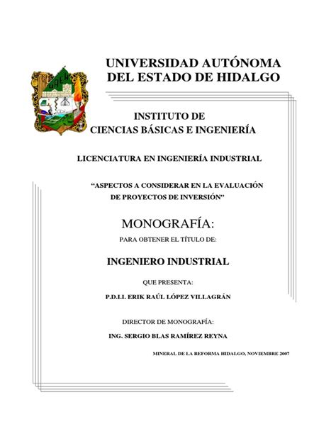 Aspectos Proyectos De Inversion Descargar Gratis Pdf Curva De