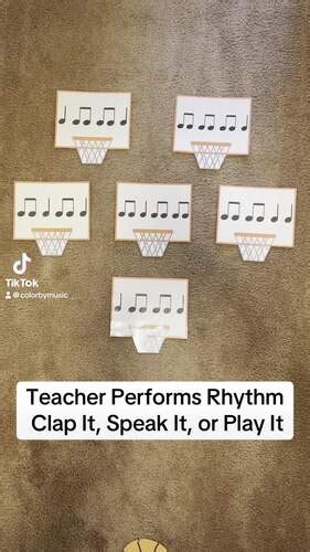 Basketball Rhythm Race Game Syncopa Elementary Music Activity Tpt