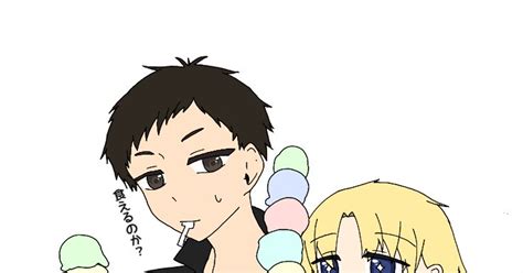オリキャラ注意 めっちゃ食べる2人 ヨナカ。のイラスト Pixiv