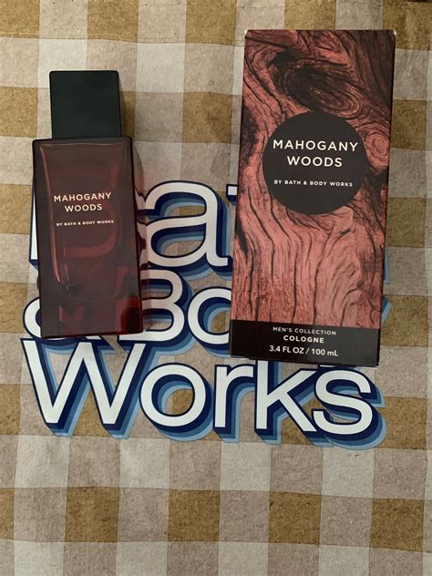 Bath And Body Works Mahogany Woods Mens 3 4ozoz Eau De Cologne Spray