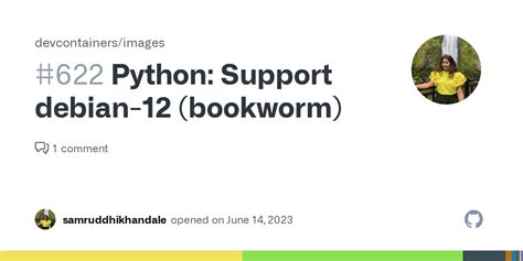 Python Support Debian 12 Bookworm Issue 622 Devcontainers