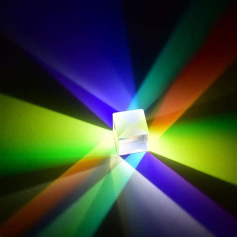 25x25mm Optical Prism Rainbow Cube Prisms Color Pr Grandado