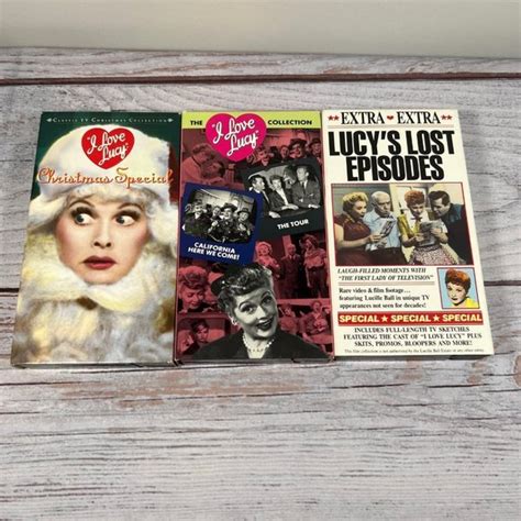 Cbs Label Media I Love Lucy Vhs Lot Collector Lost Episodes
