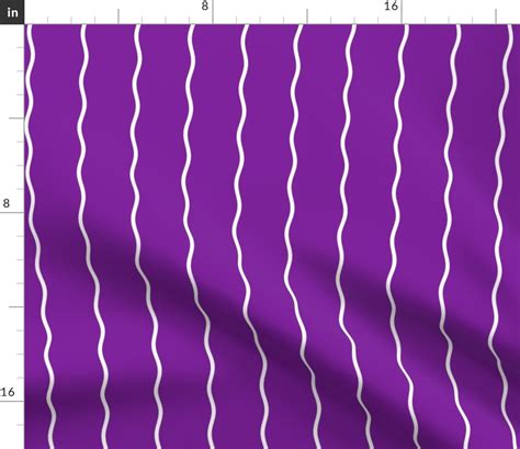 Small Double Squiggly White Lines On Fabric Spoonflower
