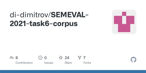 GitHub Di Dimitrov SEMEVAL 2021 Task6 Corpus
