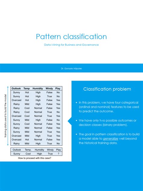 Lecture2 Approaches To Pattern Classification Pdf