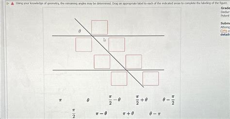 solved using for knowledge of geometry the remaining angles