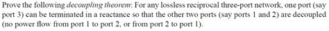 Prove The Following Decoupling Theorem For Any