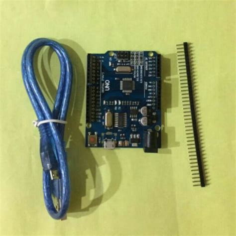 arduino uno r3 開發板 改進版 增強版 atmega328p單片機 micro usb 送排針 usb線 蝦皮購物