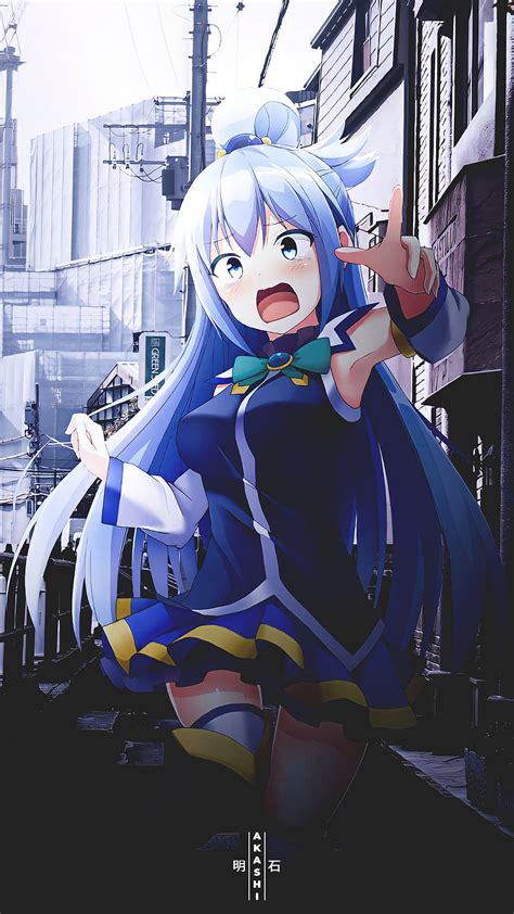 X Px K Descarga Gratis Aqua Editar Fanart Isekai Megumim