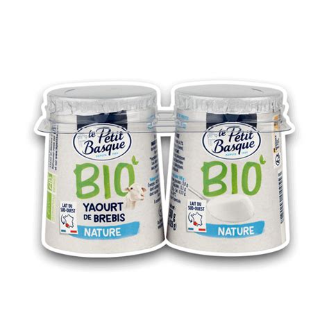 Yaourt De Brebis Bio Nature Le Petit Basque