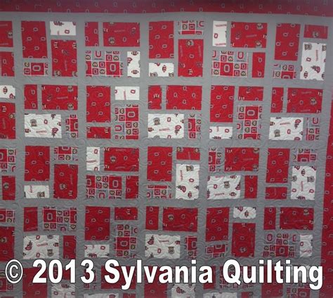 Sylvania Quilting Osu Pieced Quilt