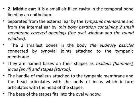 Anatomy Of Ear With Diagrams Showing Structures Pptx