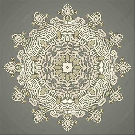 Vector Round Decorative Design Element Graphic Flourish Line Vector