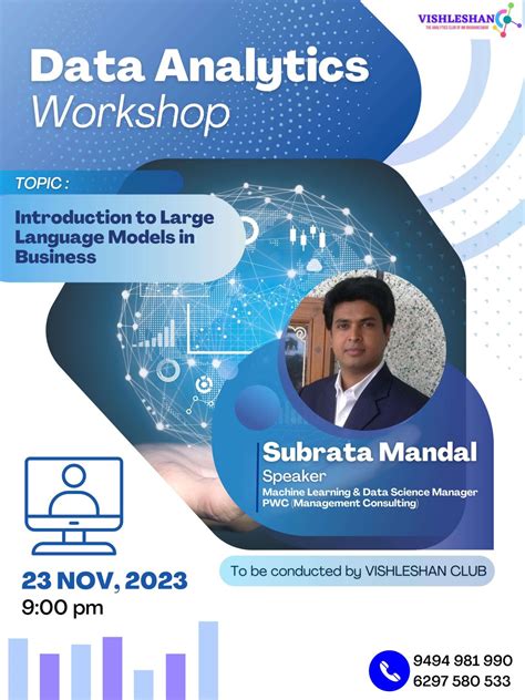 Data Analytics Workshop By Vishleshan Club Vishleshan Posted On The