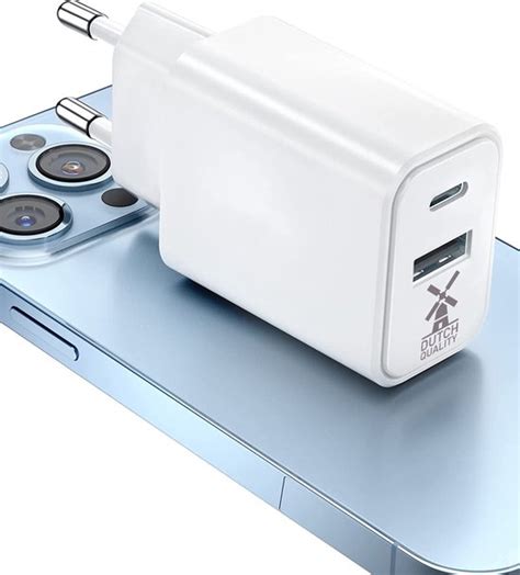 Dutch Quality USB C Adapter Oplader USB Stekker Telefoon Oplader Snellader Bol Com