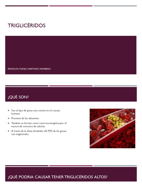 Presentación Trigliceridos Descargar Gratis Pdf Obesidad Triglicéridos