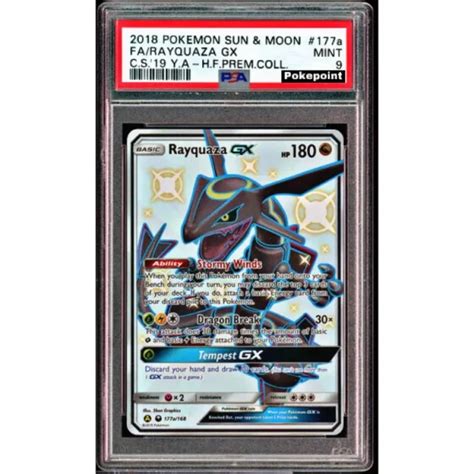Rayquaza GX PSA 9 Shiny Englisch PokePoint Shop