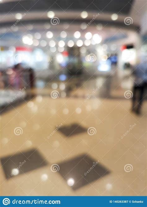 Bokeh In The Store As An Abstract Background Stock Image Image Of