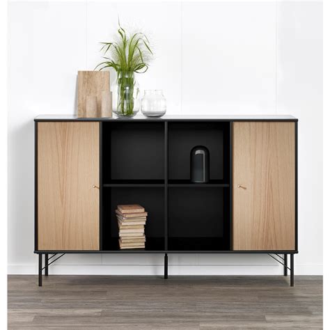 Hammel Furniture Sideboard Mistral Kubus Mit Zwei Türen Und Metall