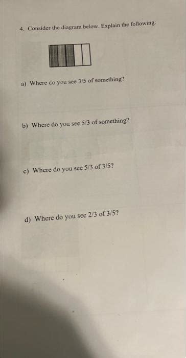 solved 4 consider the diagram below explain the following