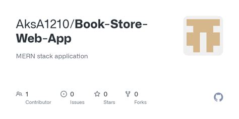 Github Aksa1210book Store Web App Mern Stack Application