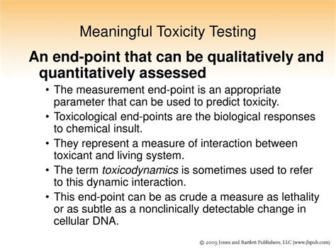 Ppt Chapter 20 Toxicity Testing Powerpoint Presentation Free