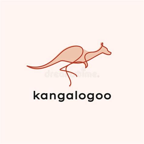 Kangaroo One Line Drawing Stock Illustrations 103 Kangaroo One Line Drawing Stock