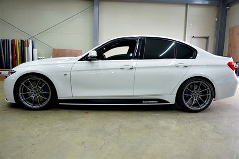 [ppfand데칼] Bmw 320d 앞범퍼 몬스터가드ppf M퍼포먼스 사이드 스커트 데칼 시공~ 랩핑몬스터