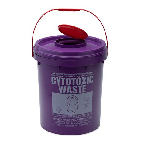 23 Litre Cytotoxic Container Idc Medical Australia