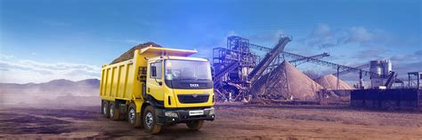 Tata Prima Lx 3125k Tippers Overview Higher Fuel Efficiency