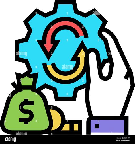 Finance Optimize Color Icon Vector Illustration Stock Vector Image
