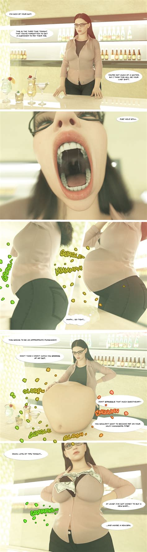 Rule 34 1girls 3d 3d Artwork Ambiguous Prey Belly Belly Bulge Big